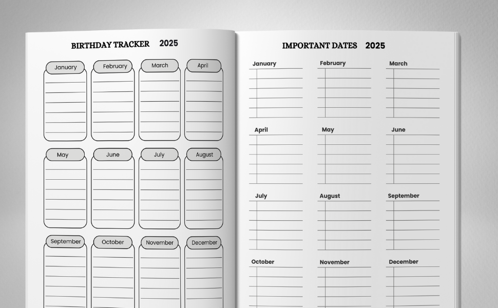 Amazon.com: Monthly planner 2025-2026: Large print 2 year calendar ...