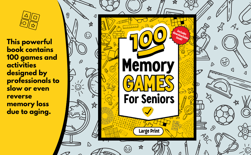Amazon.com: Memory Games For Seniors: Large print book with memory games and activities designed ...