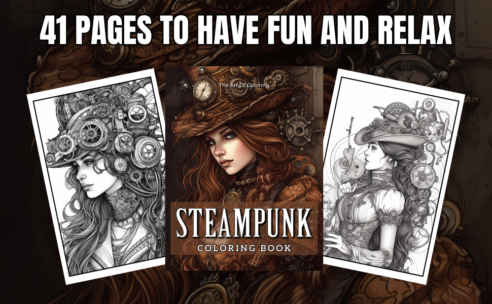 Steampunk Coloring Book For Adults:... by Of Coloring, The Art