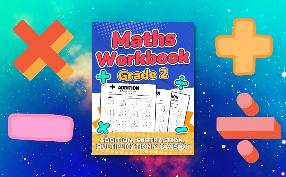 Maths Workbook Grade 2 | Addition, Subtraction, Multiplication and ...