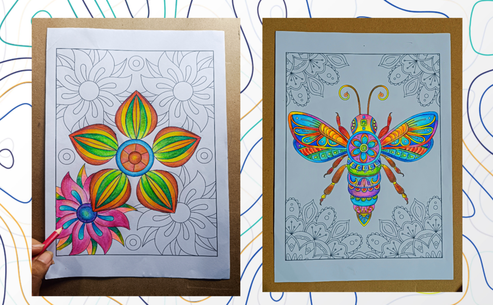 Mindful Patterns Large Print Adult Coloring Book For Women: An ...