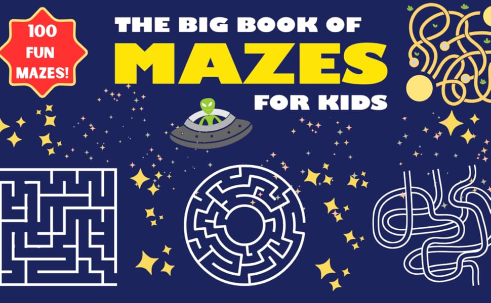 The Big Book of Mazes for Kids by Dylanna Press