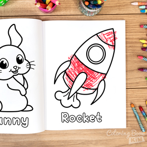 Simple & Big Coloring Book for Toddler: 100 Easy And Fun Coloring Pages ...