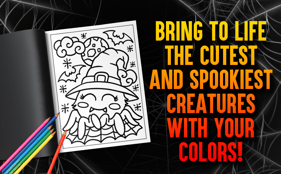 Amazon.com: Quick and Easy Halloween Coloring Book: Large Print Simple ...