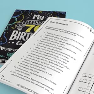 My Flashback 70th Birthday Quiz Book: Turning 70 Humor for People Born in the '50s USA: Fest ...