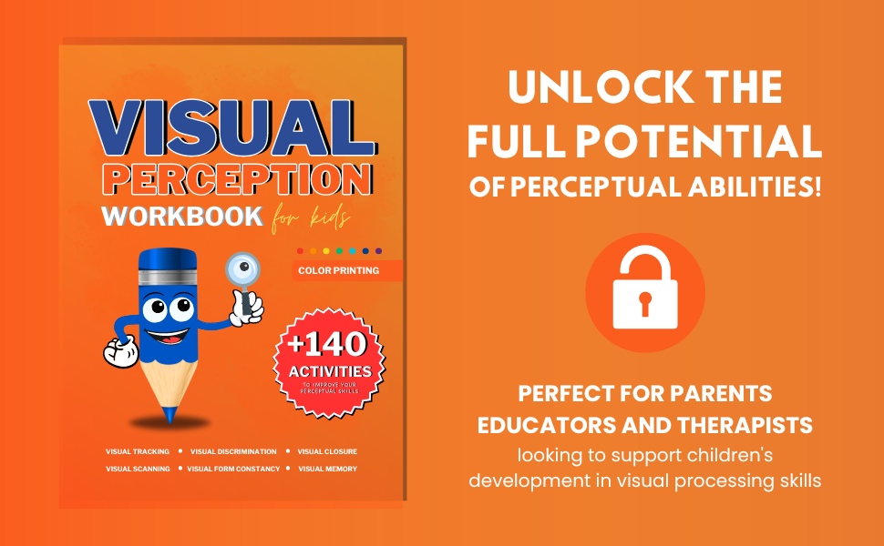 Visual Perception Workbook for Kids: Fun Activities to Improve Tracking, Discrimination, Closure ...