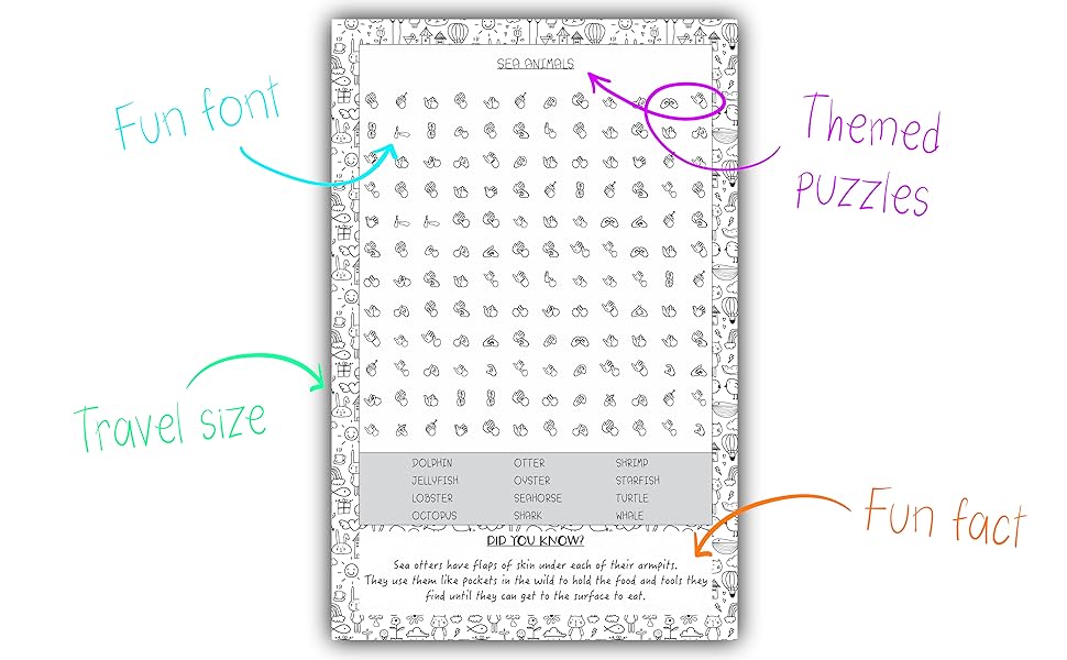 BSL Word Search for Kids - 30 Themed Puzzles with Fun Facts: Travel ...