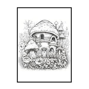 Amazon.com: Magical Mushroom Houses: 50 Whimsical Illustrations of ...