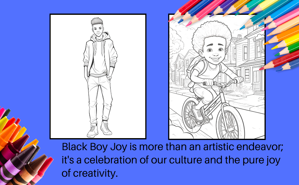 Amazon.com: Black Boy Joy Coloring Book: Affirmations & Coloring Book ...