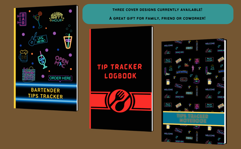 Amazon.com: Tips Tracker Notebook: Easy to use log for waitress, waiter, server or bartender to ...