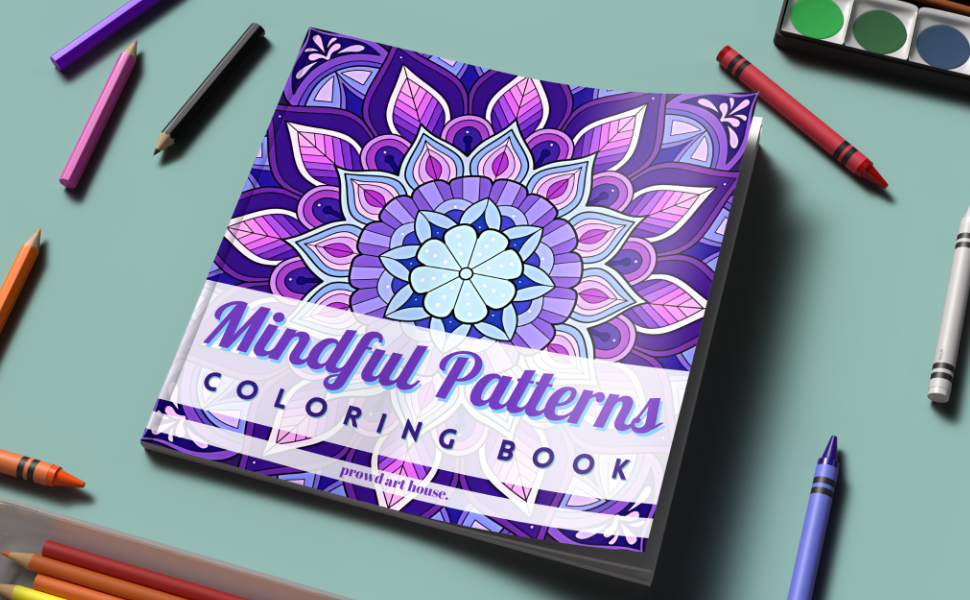 Amazon.com: Mindful Patterns Coloring Book: An Adult Coloring Book with 45 Relaxing Patterns ...