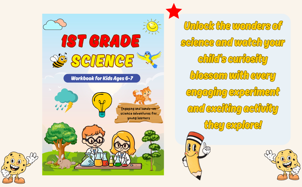 1st Grade Science Workbook: Cool and Fun Activity Book for Grade 1 ...