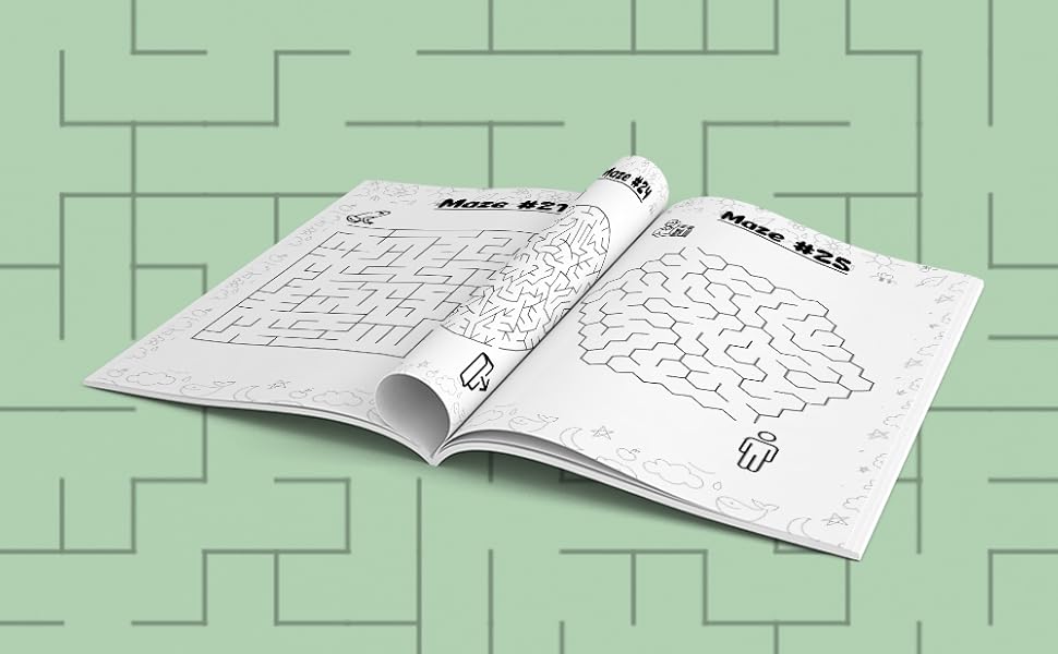 Mazes For Kids Ages 8-12: Maze Activity Book | For Kids 8-10, 10-12 ...
