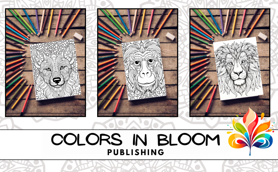 Amazon.com: Mandala Adult Coloring Book Animal Mandalas: Exotic animals ...