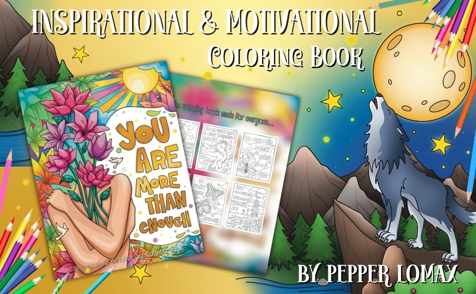 Amazon.com: Inspirational & Motivational Quote Coloring Book for Adults ...