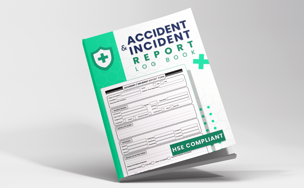 Accident & Incident Report Log Book: HSE Accident Report Book to Record All Incidents in ...