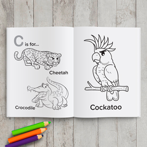 Amazon.com: My Big Fun Alphabet Coloring Book Big Letters: For Toddlers ...