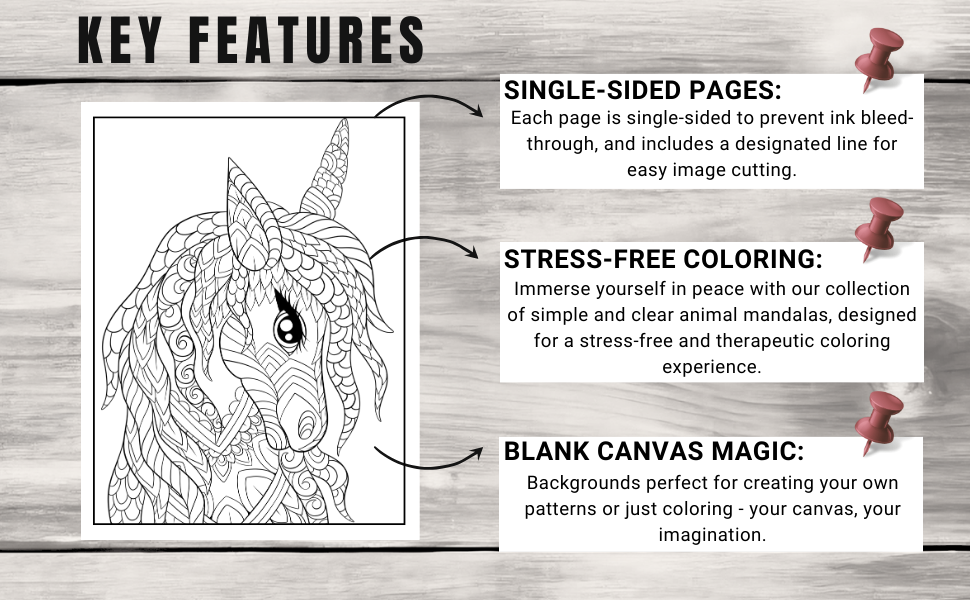 Amazon.com: Animal Mandala Coloring Book: Relaxing Coloring Book For ...