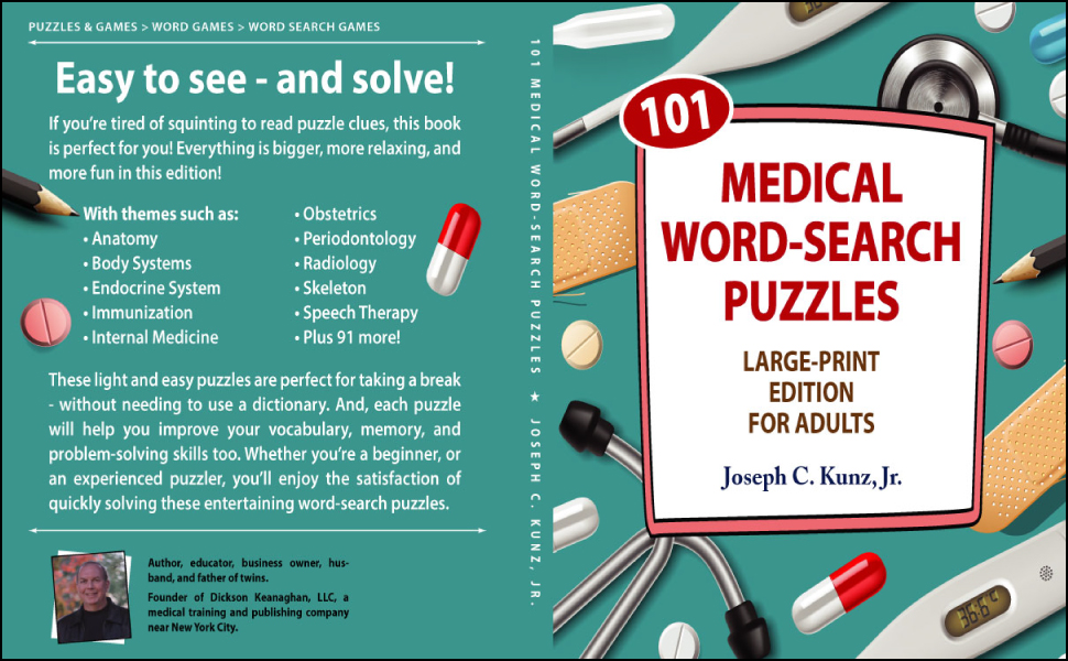 101 Medical Word-Search Puzzles: Kunz Jr., Joseph C., Kunz, Michele G ...