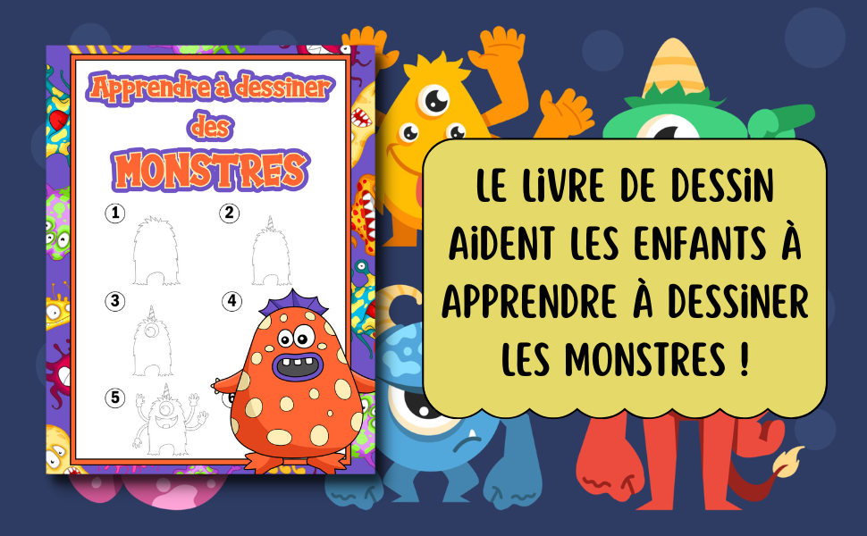 Apprendre À Dessiner Des Monstres: J'apprends À Dessiner Les Monstres ...
