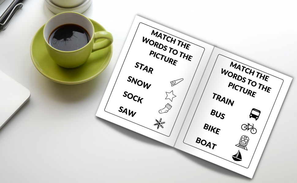 Brain Activity Workbook For Alzheimer & Seniors: Easy and Relaxing Memory Activity Book For ...