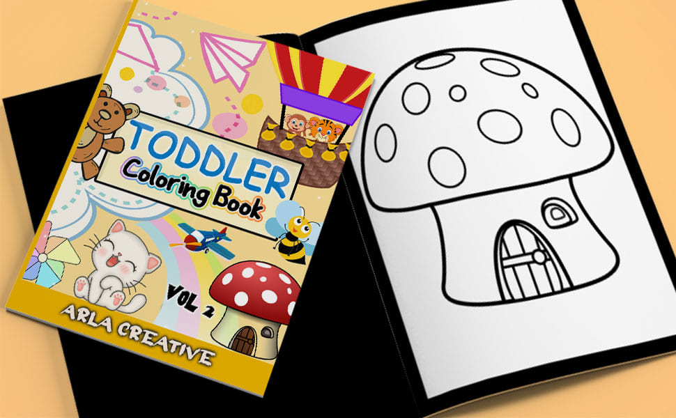 Toddler Coloring Book: Coloring Book for Kids Ages 2-4 With Fun and ...