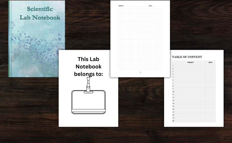 Scientific Lab Notebook: A Comprehensive Journal for Students, Chemists ...