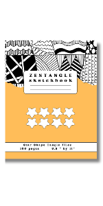 Amazon.com: Zentangle Sketchbook, Squared tangle tiles: Large sheets with grids for zendoodle ...