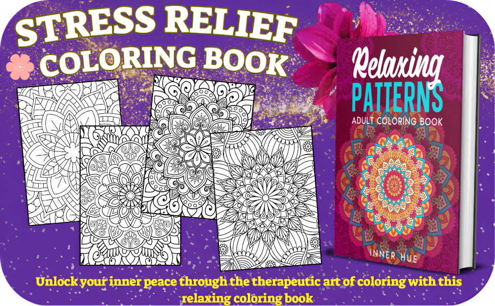 Amazon.com: Relaxing Patterns Adult Coloring Book: An Amazing Collection of Stress Relieving and ...