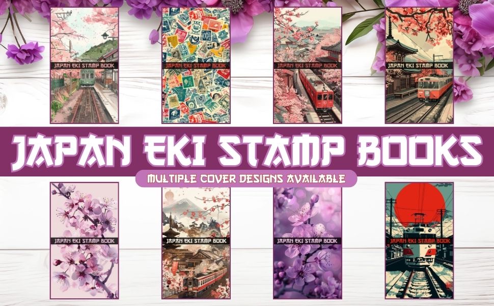 Japan Eki Stamp Book: Travel Journal for Collecting Japanese Railway Train Station Souvenir ...