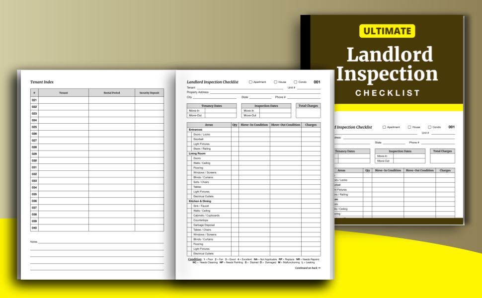 Ultimate Landlord Inspection Checklist: Rental Property Move In & Out ...