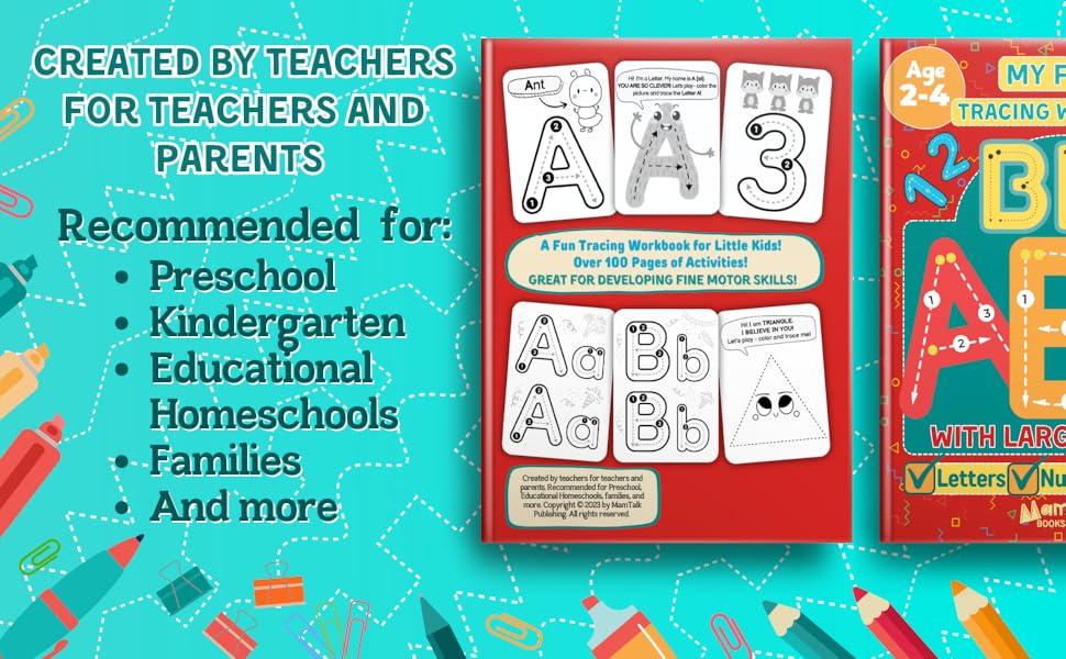 Amazon.com: My First Big Tracing Workbook with Large Format Letters ...