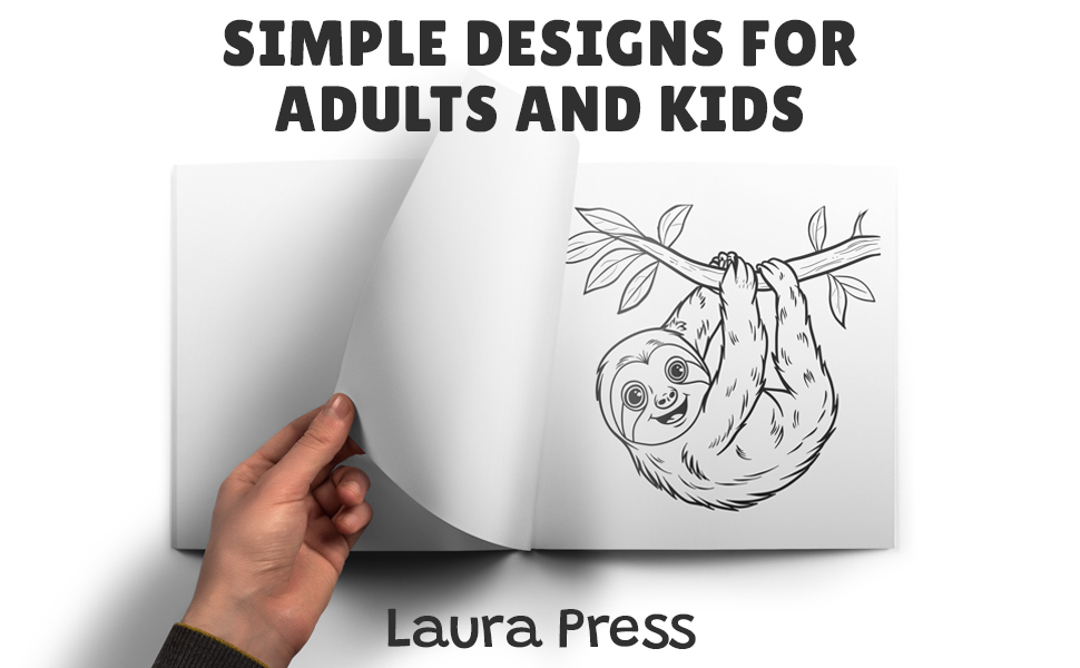 Amazon.com: Cute Jungle Animals: Coloring Book for Adults and Kids ...