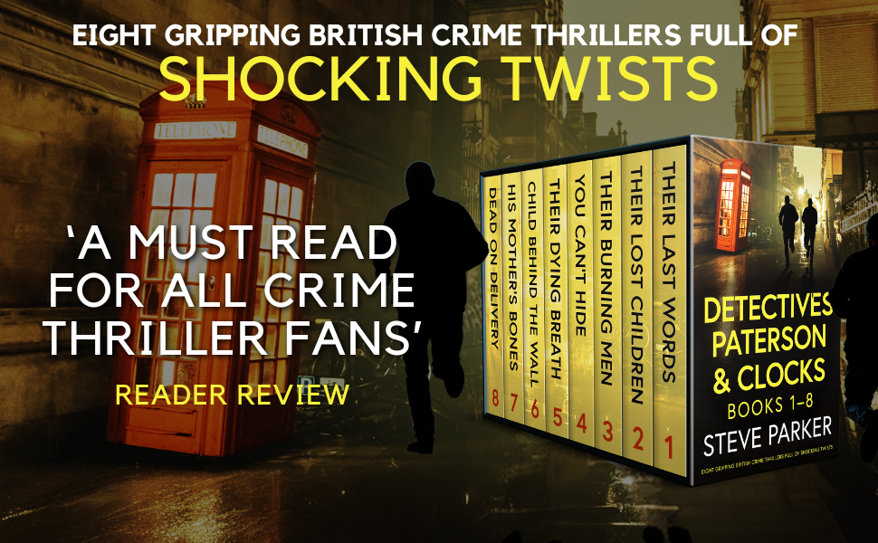 Amazon.com: DETECTIVES PATERSON & CLOCKS BOOKS 1–8 eight gripping British crime thrillers full ...