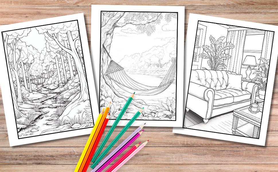 Amazon.com: 101 Calm & Cozy Coloring Book: Stress Relief with Cozy ...