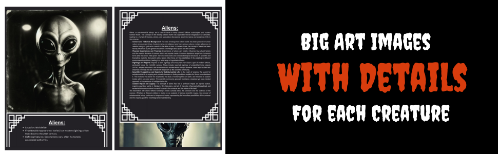 The Art of Cryptozoology A Book Of Monsters You Should Know: Aliens Cryptids Myths & Monsters ...