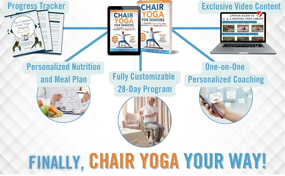 Mua 10-Minute Chair Yoga for Seniors Over 60: 28-Day Program Over 100 Illustrated Poses ...