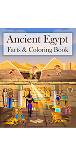 Ancient Egypt Facts & Coloring Book: Interesting Facts about Egyptian ...