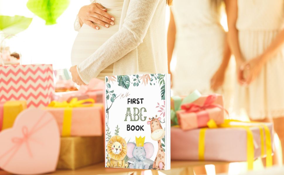 My First ABC Book: Baby Shower Alphabet Book/ Baby Shower Nature Theme ...
