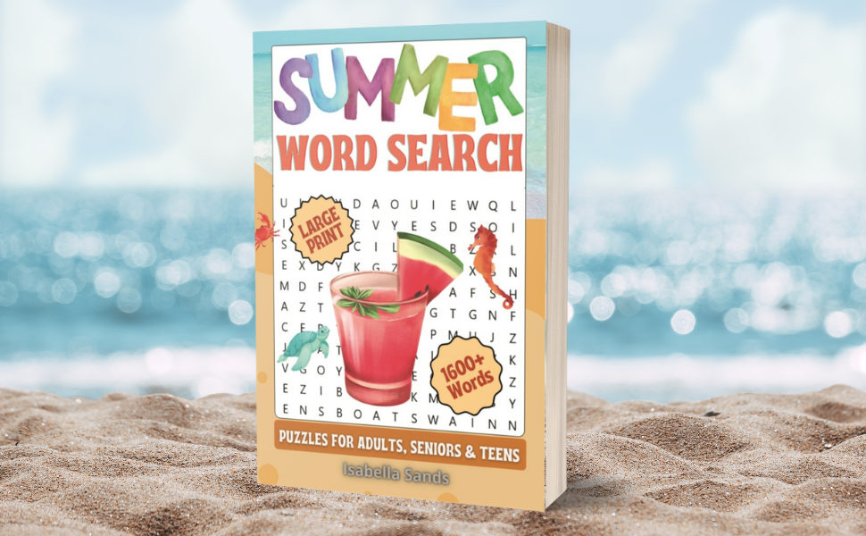 Amazon.com: SUMMER WORD SEARCH: DIVE INTO 1600+ FUN SEASONAL-THEMED ...