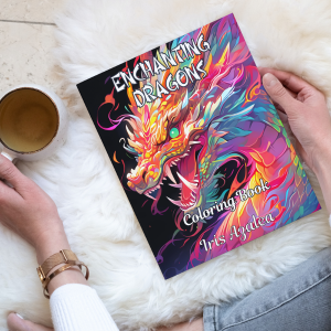 Enchanting Dragon Coloring Book: 50 Captivating Images for Teens and ...