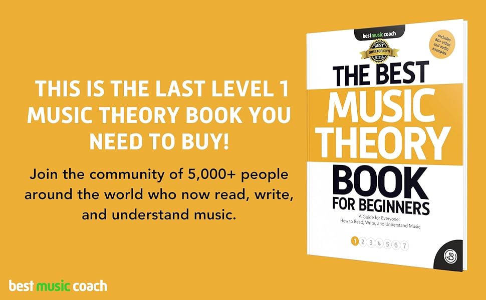 The Best Music Theory Book for Beginners 1: A Guide for Everyone: How ...