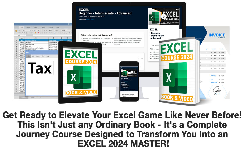 Excel : The Complete Illustrative Guide for Beginners to Learning any ...