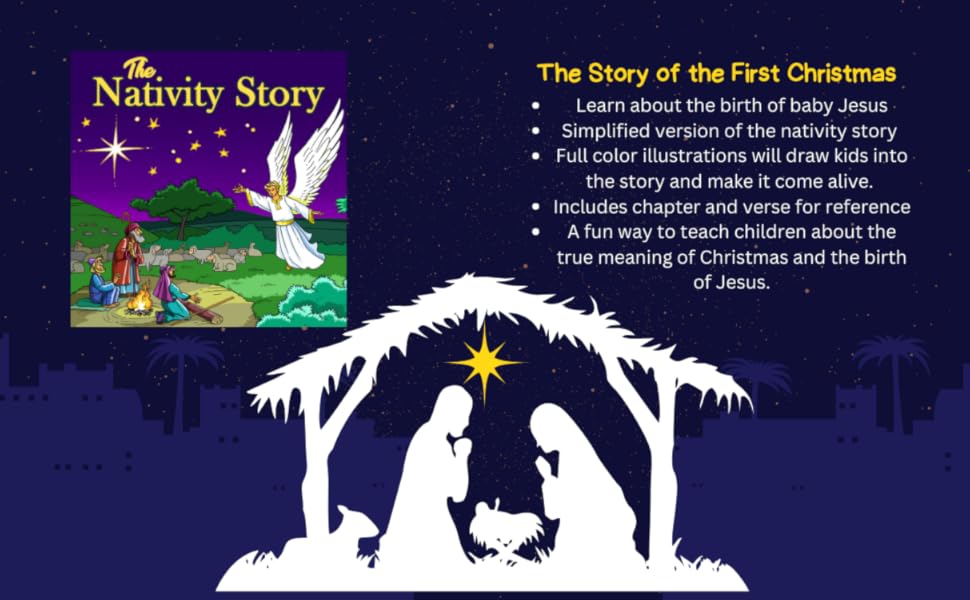 The Nativity Story: The First Christmas for Kids : Dylanna Press ...