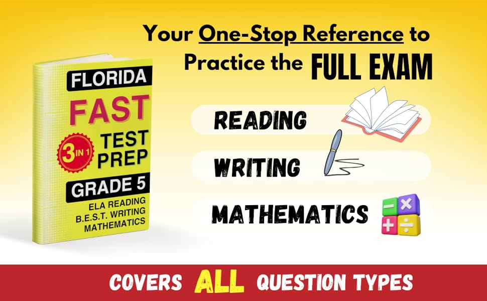 Florida FAST Test Prep: Grade 5. The Ultimate Practice Workbook for ...