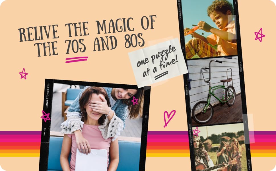 Born in the 70s Activity Book for Adults: Mixed Puzzle Book for Adults about Growing Up in the ...