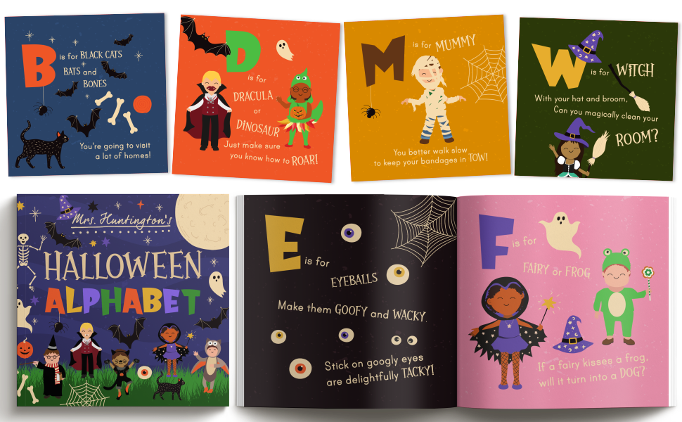 Halloween Alphabet: This Halloween What Will You Be? ABC Book for ...