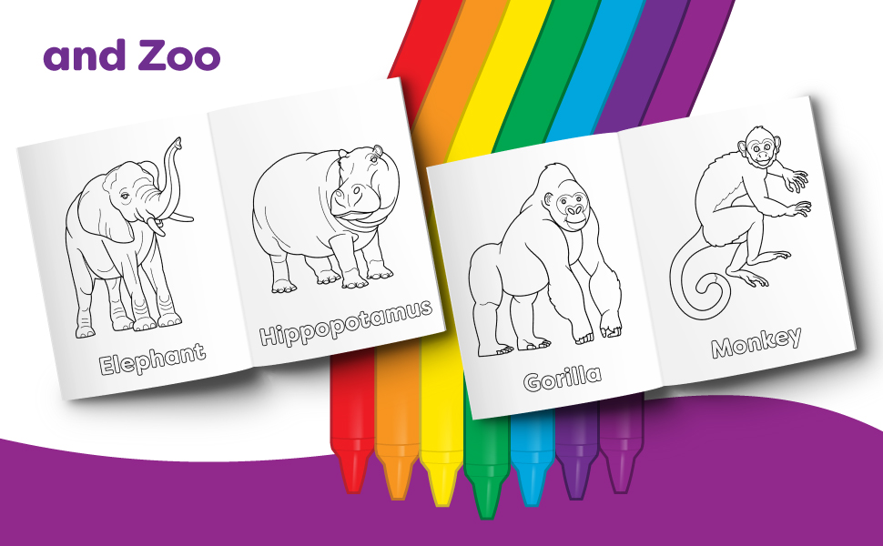 My First Big Coloring Book of 102 Things: Fun and Easy Coloring Pages ...