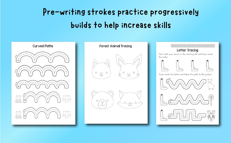 Pre-writing Practice Made Fun: Preschool Writing Activities with Pencil ...