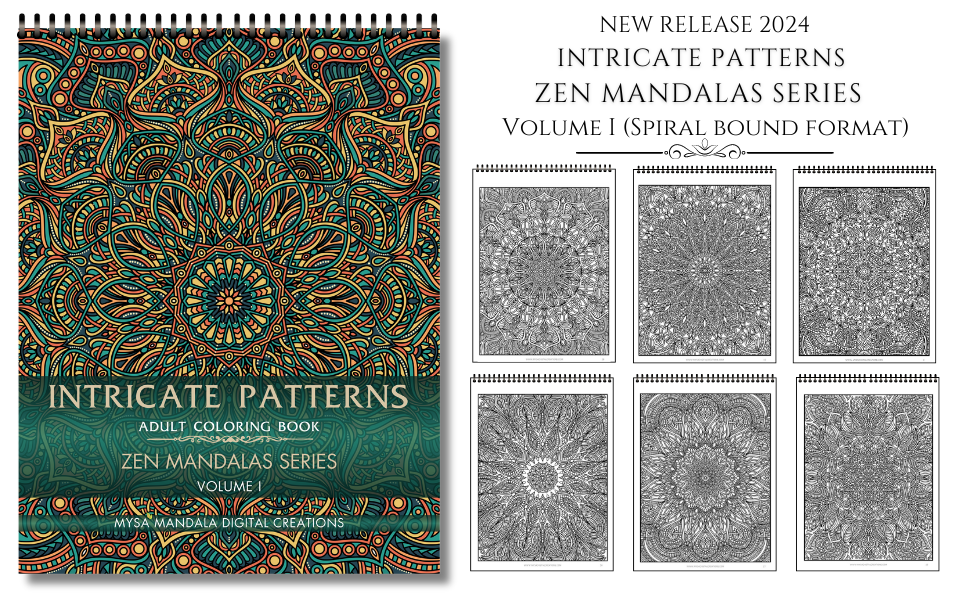 Amazon.com: Intricate Patterns : An Adult Coloring Book: For Relaxation ...